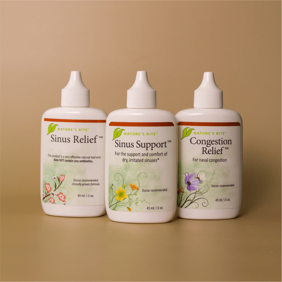 Sinus Trilogy | Sinus Pressure & Congestion Relief Kit | Nature's Rite