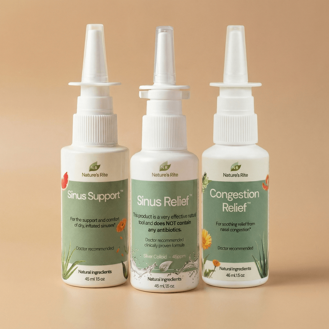 Sinus Trilogy | Sinus Pressure & Congestion Relief Kit | Nature's Rite